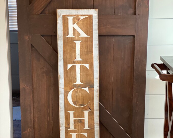 Kitchen Sign, Wooden Kitchen Sign, Gather Sign, Dining Room Sign ...