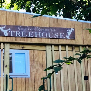 Treehouse Sign, the Treehouse Sign, Fort Signs, Camping Signs, Tree ...