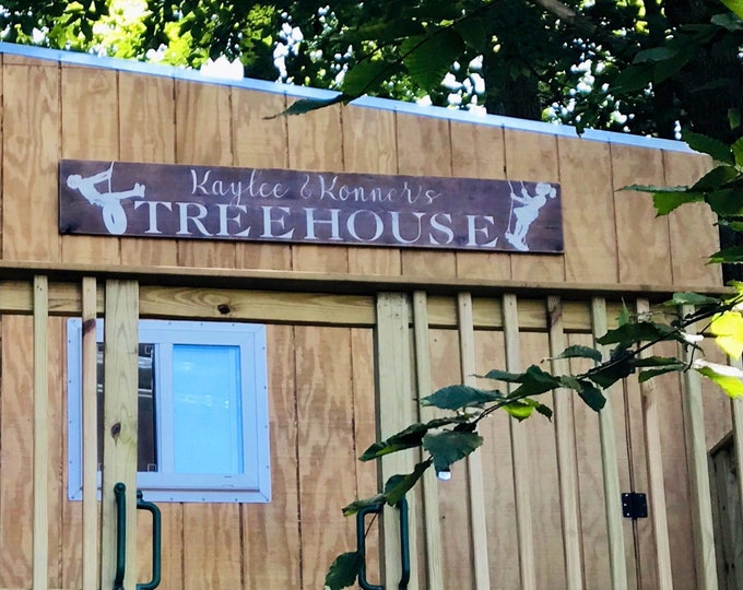 Treehouse Sign, the Treehouse Sign, Fort Signs, Camping Signs, Tree ...