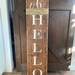 Oh Hello Sign Hello Sign Welcome Sign Gather Sign Front - Etsy