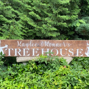 Treehouse Sign, the Treehouse Sign, Fort Signs, Camping Signs, Tree ...