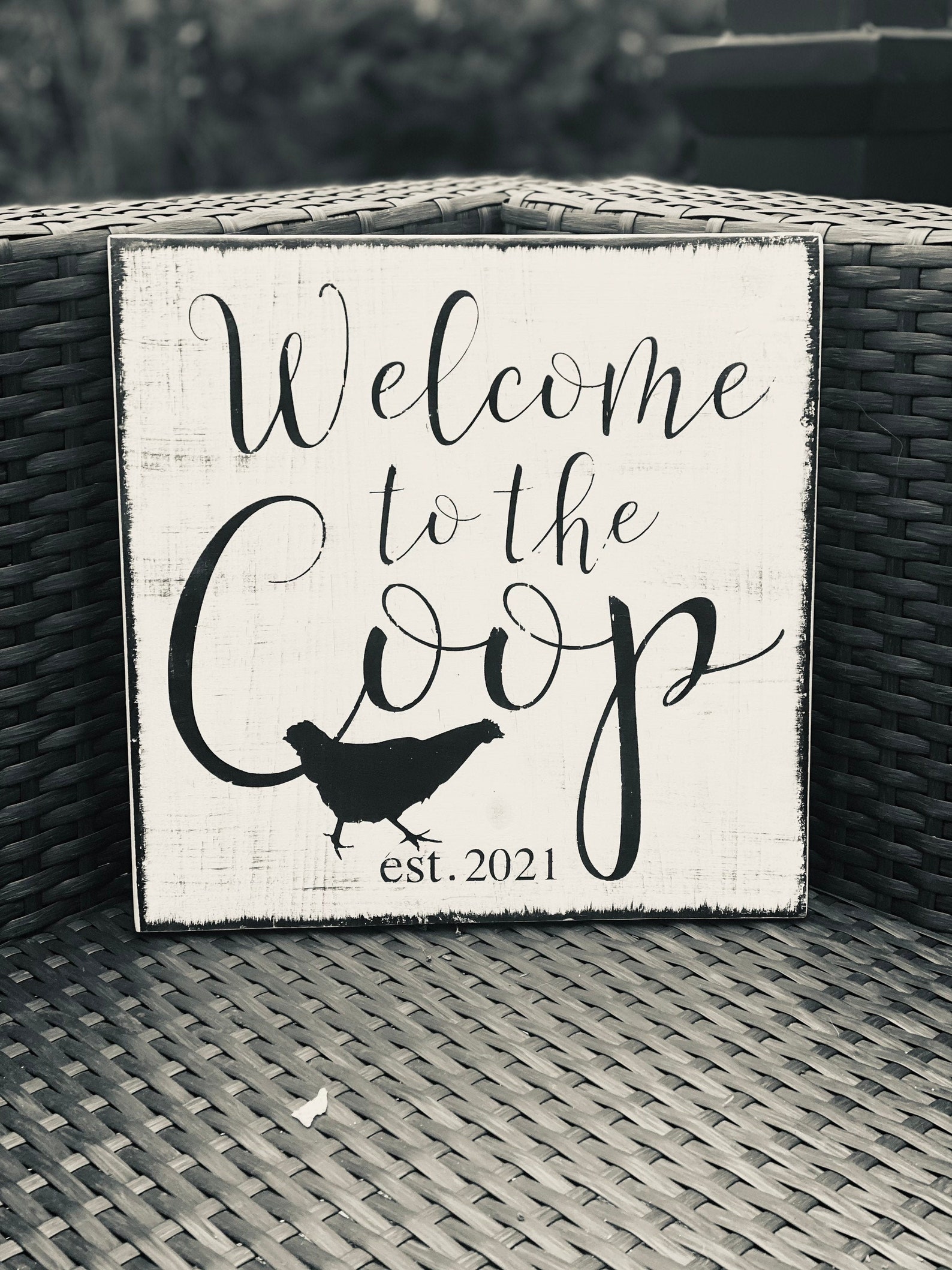 Welcome to the Coop Hen House Signs Vintage Coop Signs | Etsy