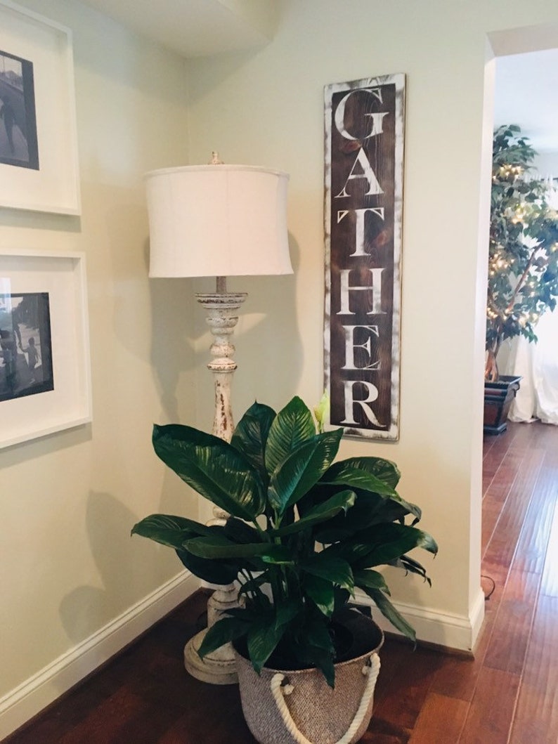 Gather Gather Sign Kitchen Sign Dining Room Sign Rustic - Etsy