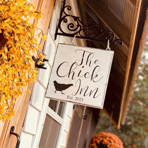 Chicken Coop Sign Custom Hen House Sign Personalized Metal - Etsy