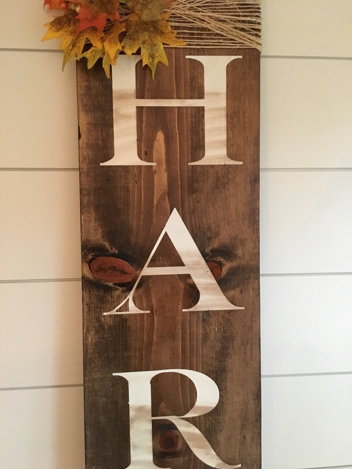 Harvest Sign Fall Sign Rustic Porch Sign Holiday Porch - Etsy