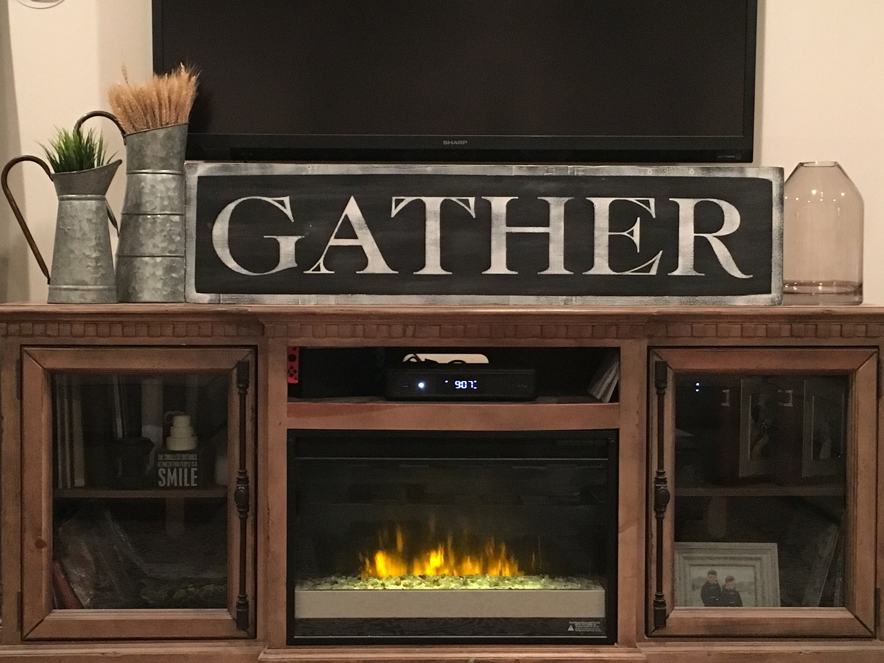 Gather Sign Living Room Sign Dining Room Sign Kitchen Sign - Etsy