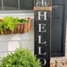 Oh Hello Sign Hello Sign Welcome Sign Gather Sign Front - Etsy