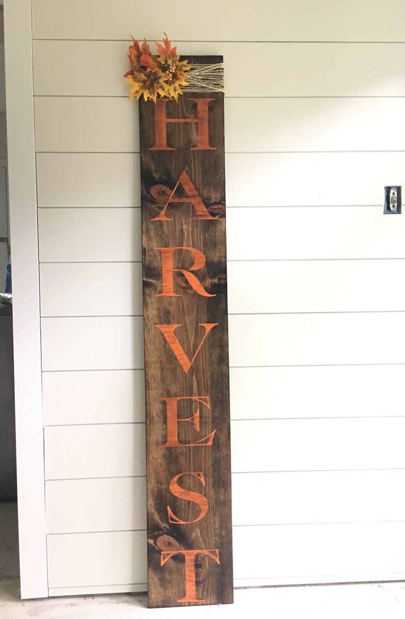 Harvest Fall Sign Harvest Sign Holiday Sign Holiday Porch - Etsy