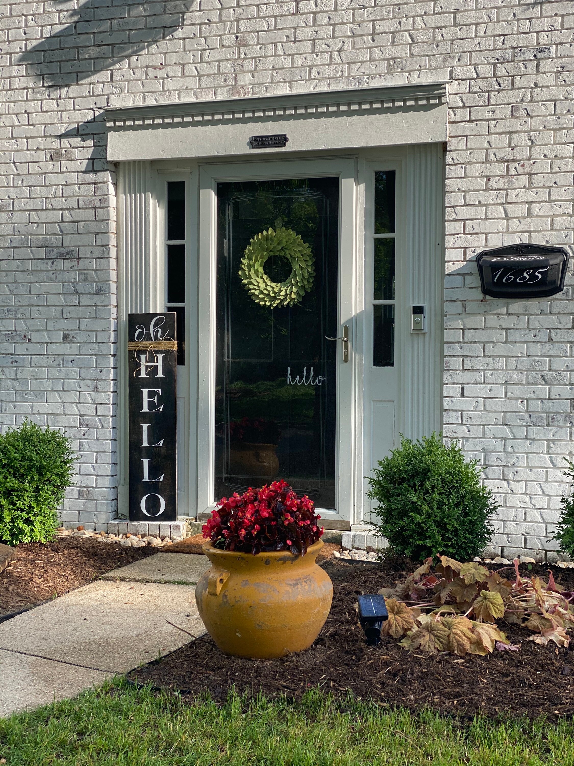 Oh Hello Sign Hello Sign Welcome Sign Gather Sign Front | Etsy