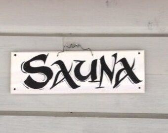 Sauna signs | Etsy