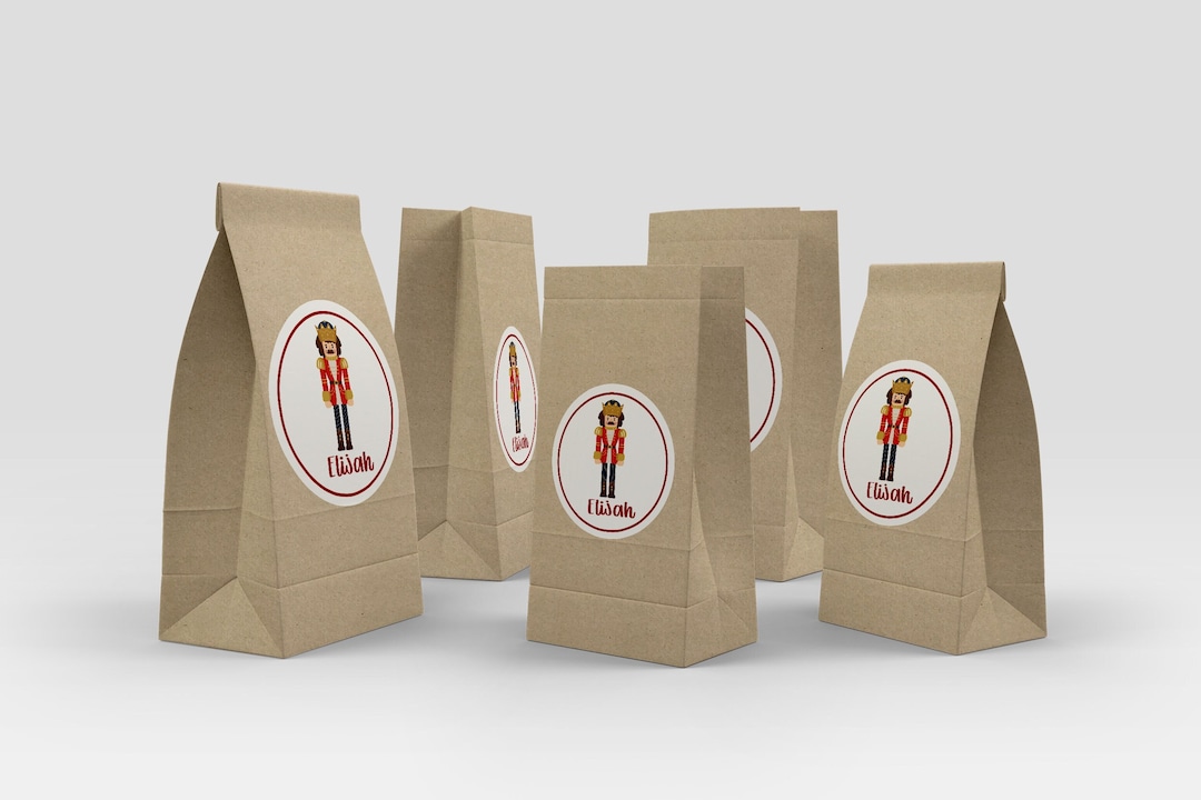 Personalised Christmas Loot Bag Sticker Labels Custom - Etsy