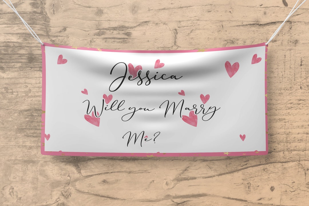 Will You Marry Me Proposal, Will You Marry Me Banner, Marriage Proposal ...
