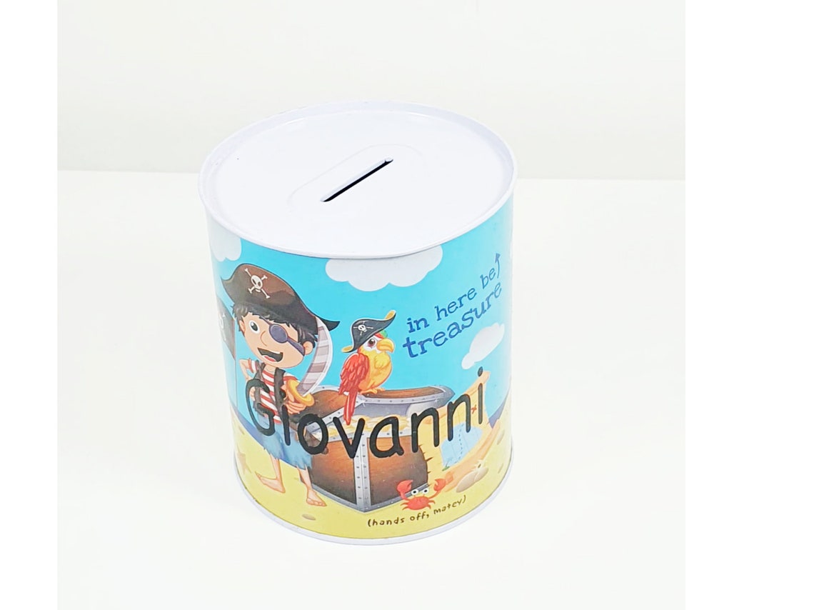 Personalised Character Money Box Dinosaur Money Box Pirate - Etsy UK