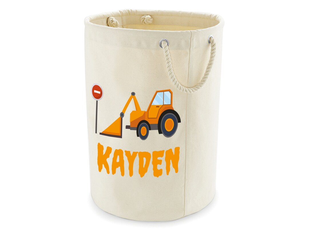 Personalised Tractor Storage Trug, Personalised Storage Basket, Tractor ...