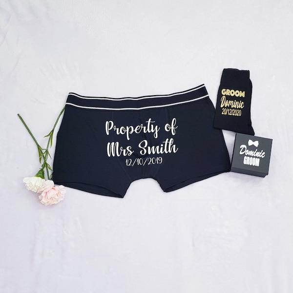 Wedding Boxers - Etsy