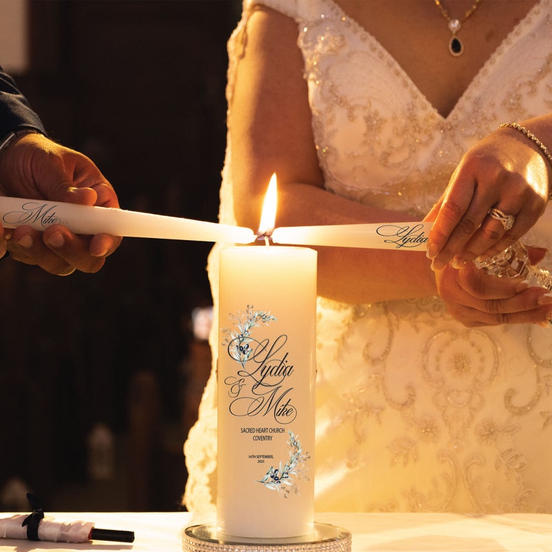 3 unity wedding candle - Etsy Italia