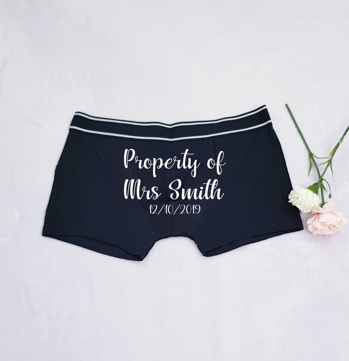 Personalised Groom Boxers Personalised Wedding Boxers With - Etsy UK