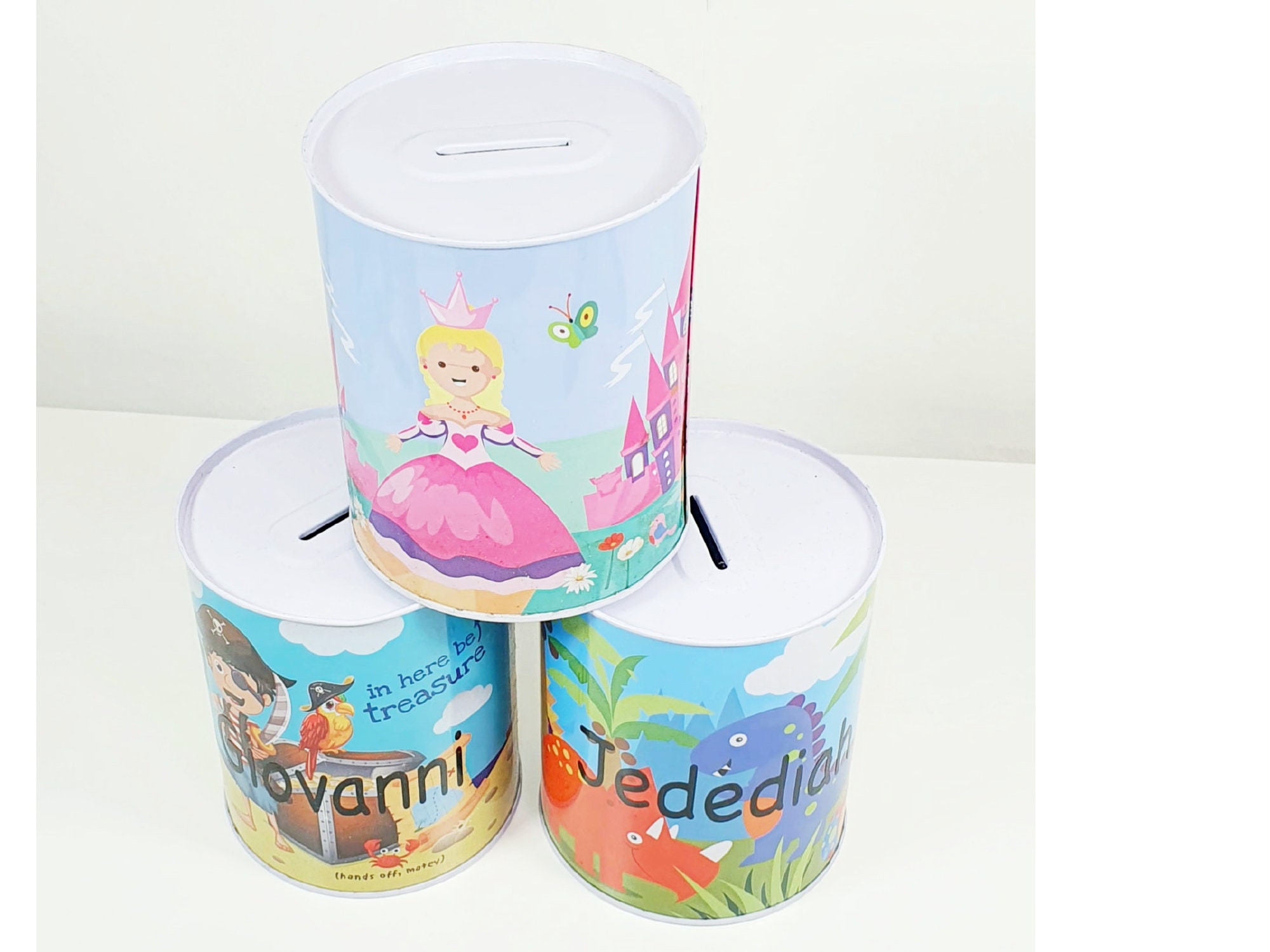 Personalised Character Money Box Dinosaur Money Box Pirate - Etsy UK