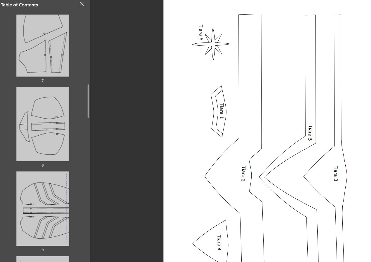 Wonder Woman Foam Armour Pattern Tiara, Armband, Legs, Bracers and ...