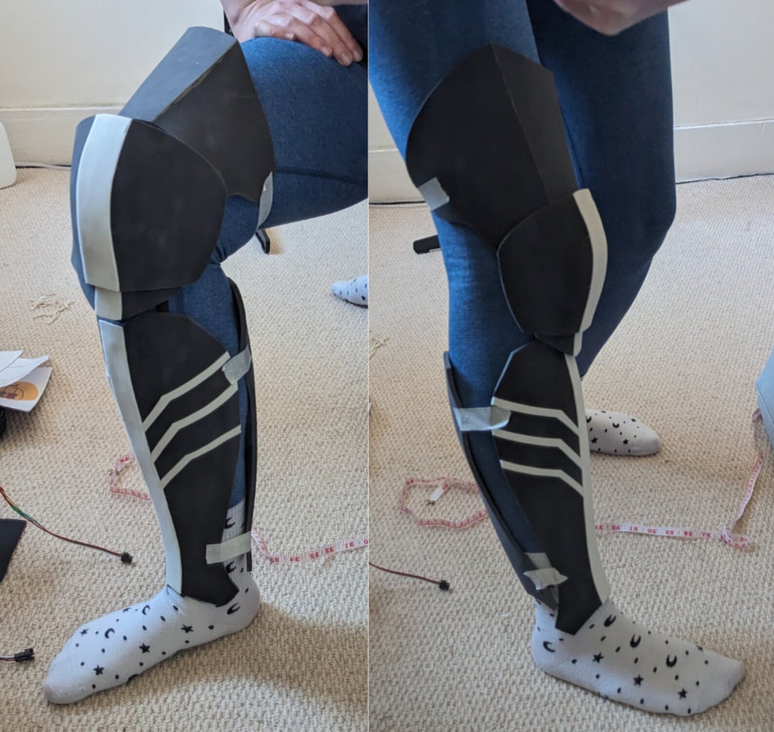 Wonder Woman Foam Armour Pattern Tiara, Armband, Legs, Bracers and ...