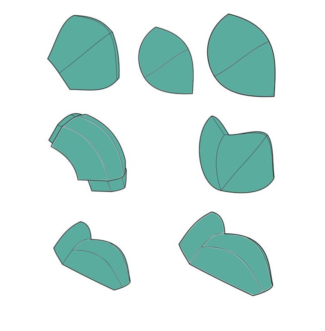 Foam Shoulder Armour Patterns VERSION 2 - Etsy