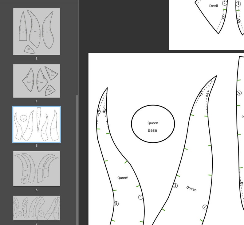 Foam Horn Patterns - Etsy