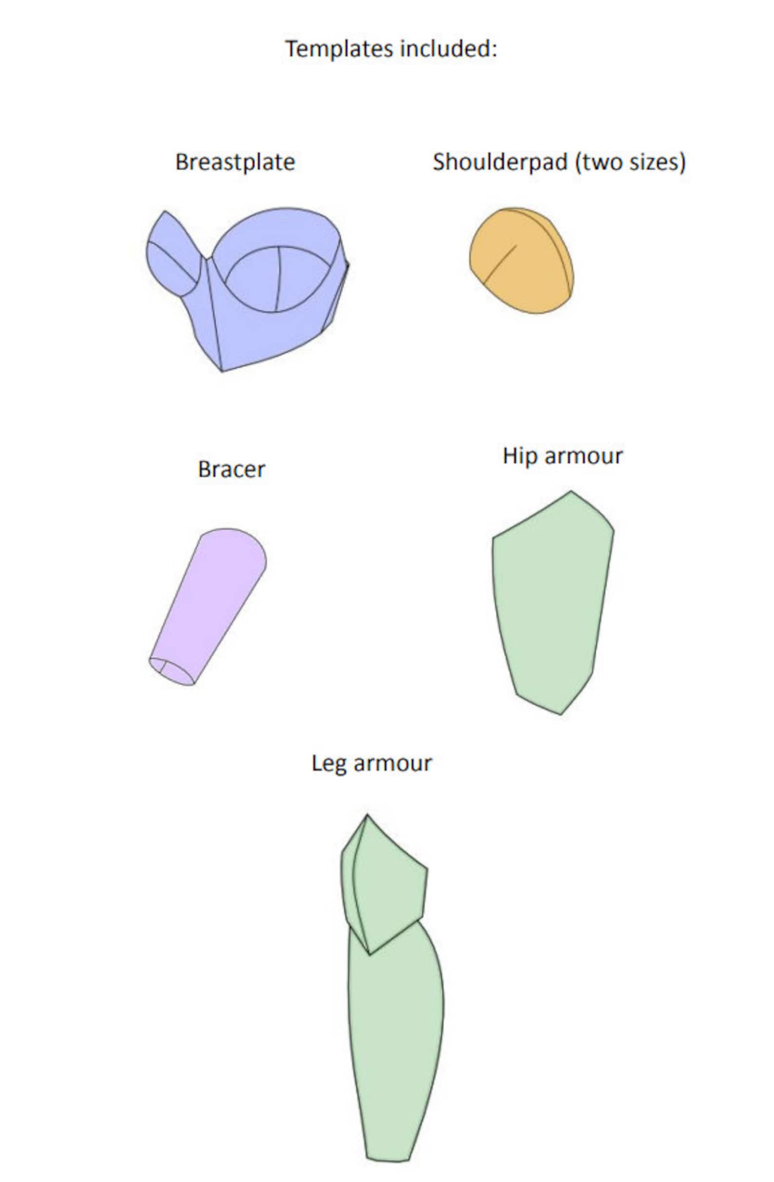 Foam Armour Starter Patterns & Tutorial - Etsy