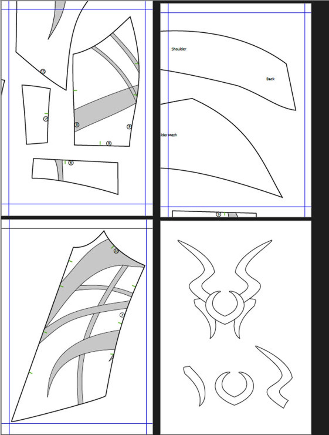 Shadowheart Camp Top Patterns for EVA Foam - Etsy