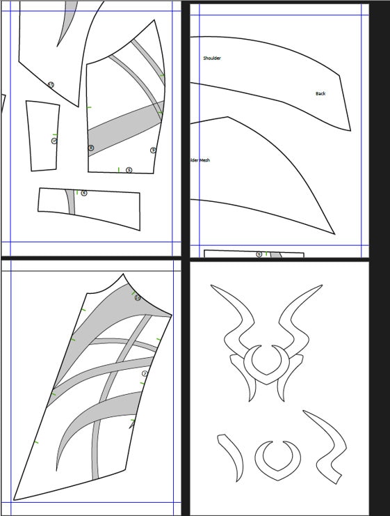 Shadowheart Camp Top Patterns for EVA Foam - Etsy