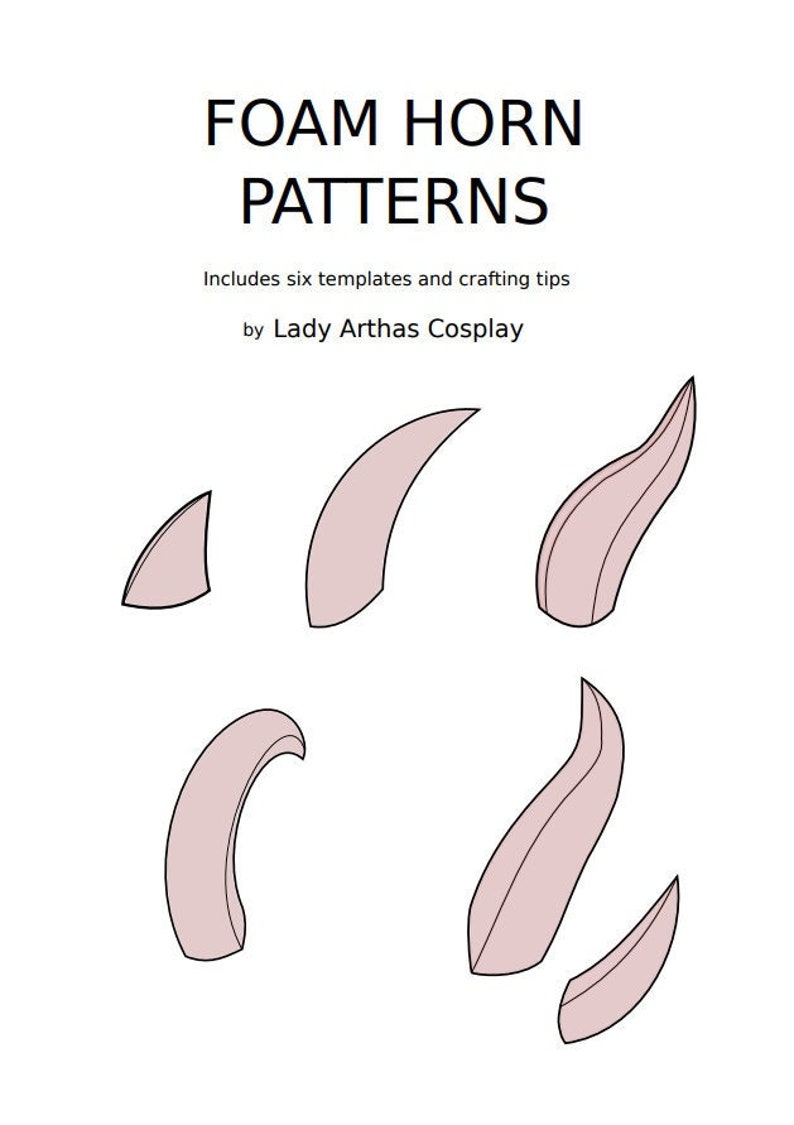 Foam Horn Patterns - Etsy