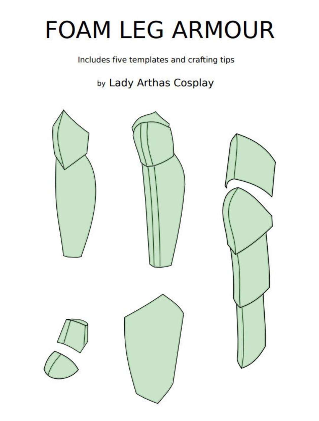 Foam Leg Armour Patterns - Etsy
