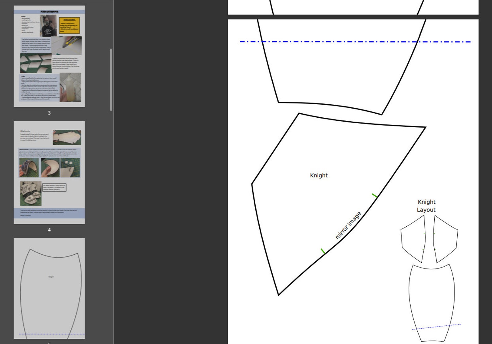 Foam Leg Armour Patterns - Etsy