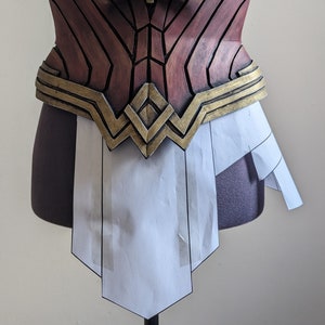 Wonder Woman Foam Armour Pattern Tiara, Armband, Legs, Bracers and ...