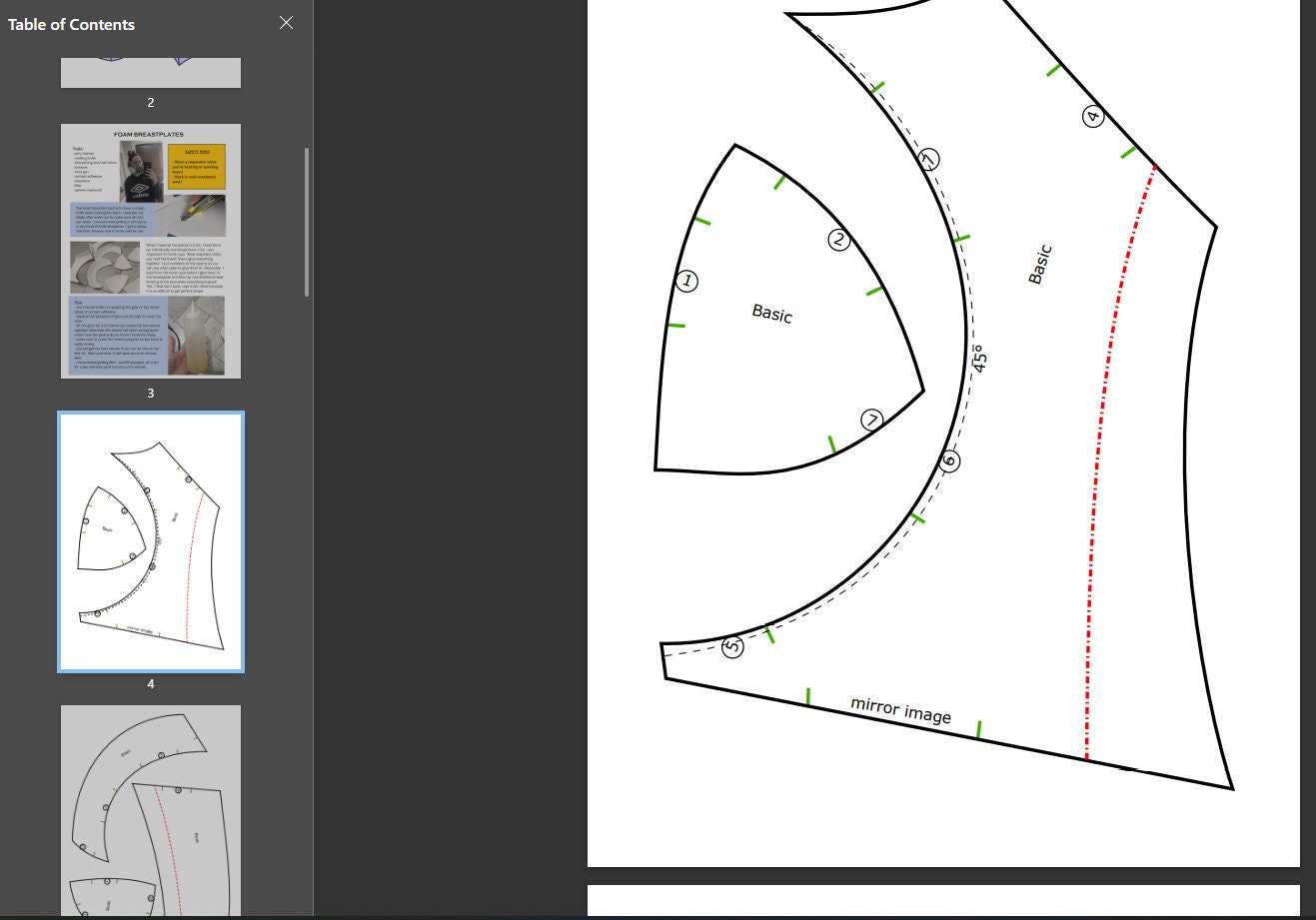 Foam Breastplate Patterns - Etsy