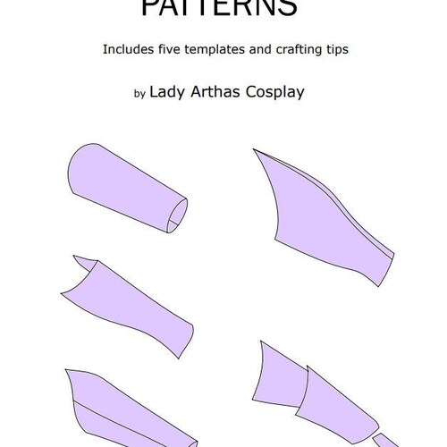 Leg and Knee Armor Patterns: Fantasy Medieval EVA Foam - Etsy