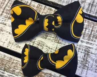 Batman Bow Tie Boys Bow Ties Bow Ties For Boys Bow Ties For | Etsy