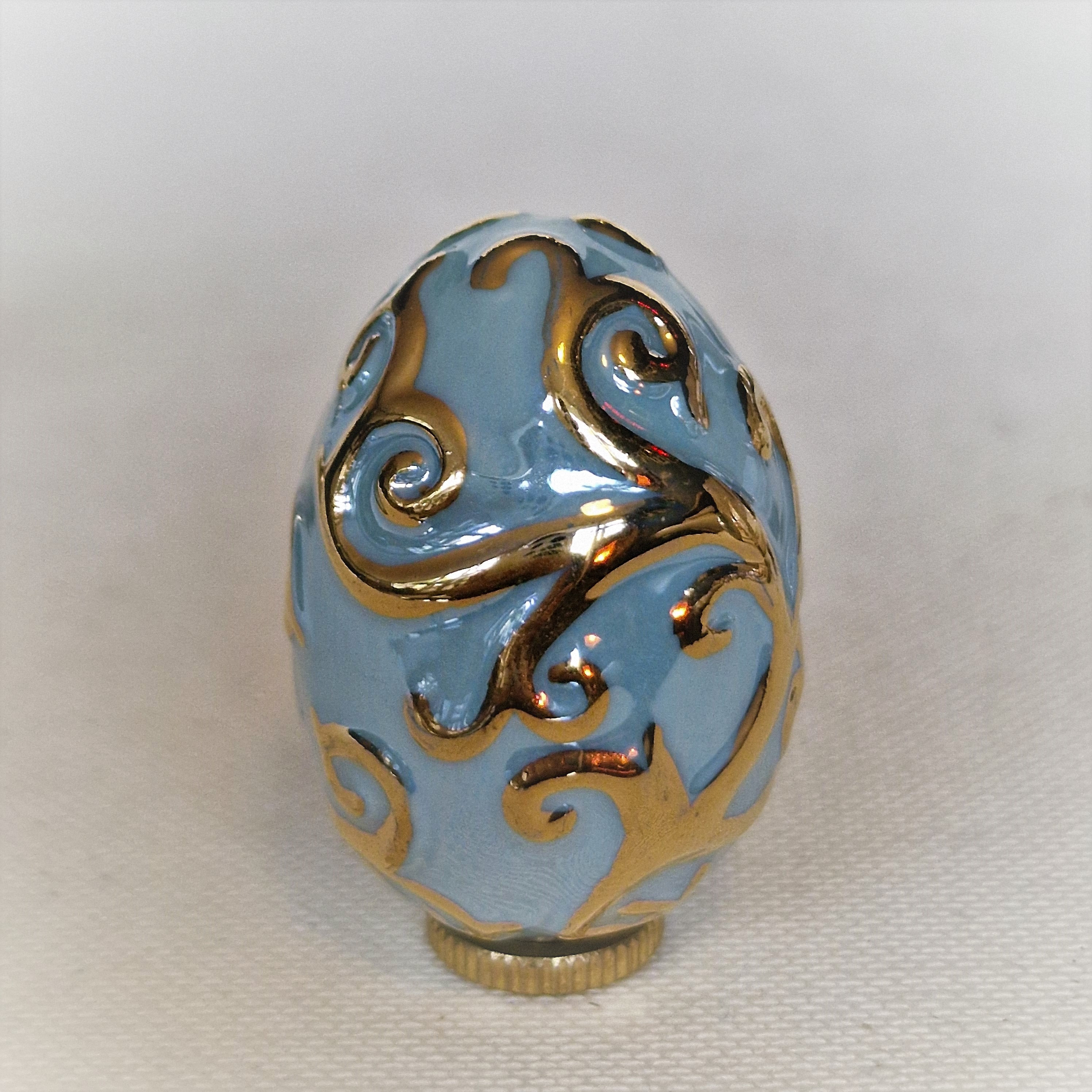 Fabergé Winter Egg Basket 9 Fabergé Eggs in Goldgided Basket - Etsy