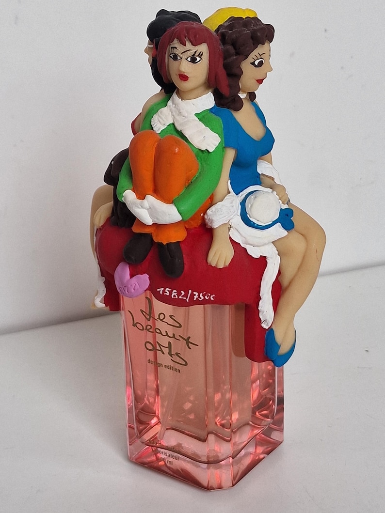 James Rizzi - Four Seasons- Signed Sculpture on Perfume Bottle, Les ...