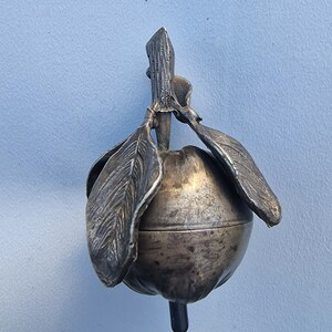 Antique Silver Art Nouveau Period Butler Bell With Electrical Push ...