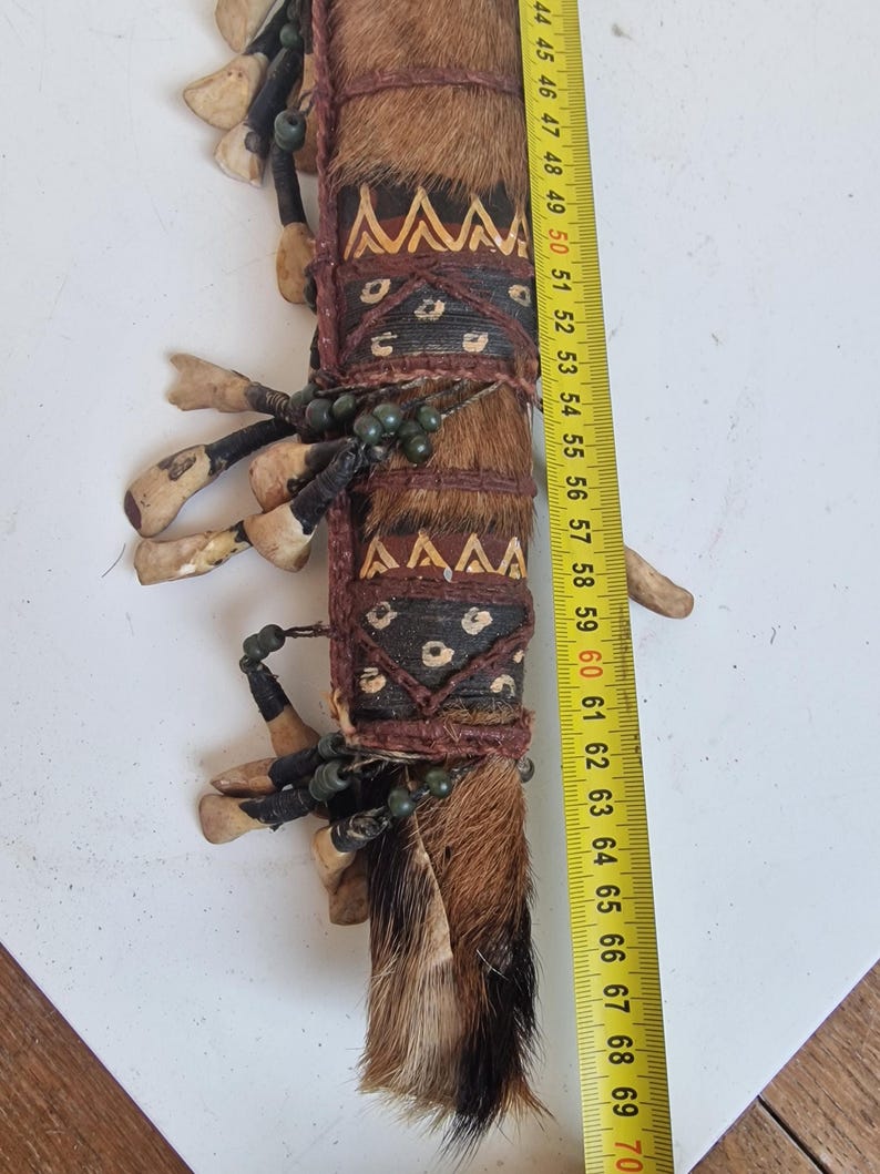 Authentic Dayak Mandau Sword – Tribal Headhunter Weapon With Carved ...