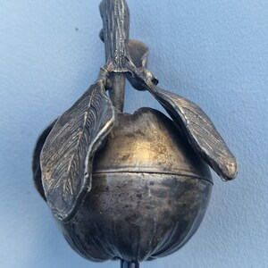 Antique Silver Art Nouveau Period Butler Bell With Electrical Push ...