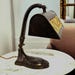 Art Nouveau Desk Lamp, Jugendstil Clerk Lamp, Adjustable Shade - Etsy