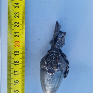 Early Antique Silver Art Nouveau Period Butler Bell With Push Button ...