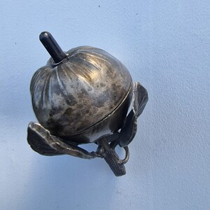 Antique Silver Art Nouveau Period Butler Bell With Electrical Push ...