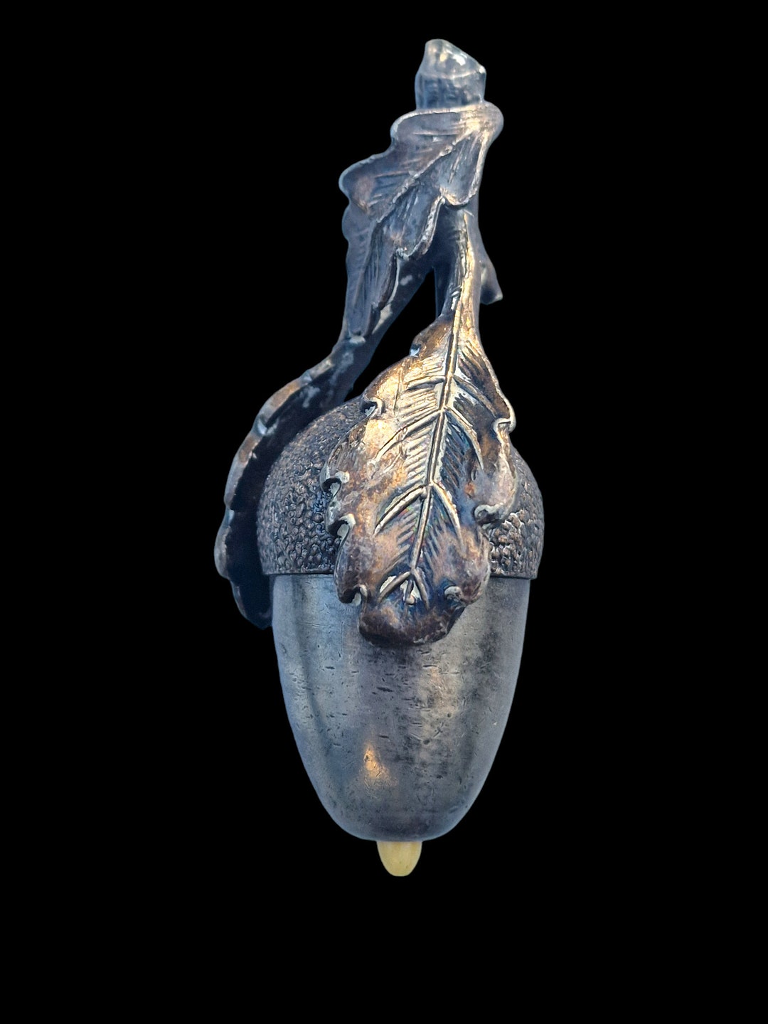 Early Antique Silver Art Nouveau Period Butler Bell With Push Button ...