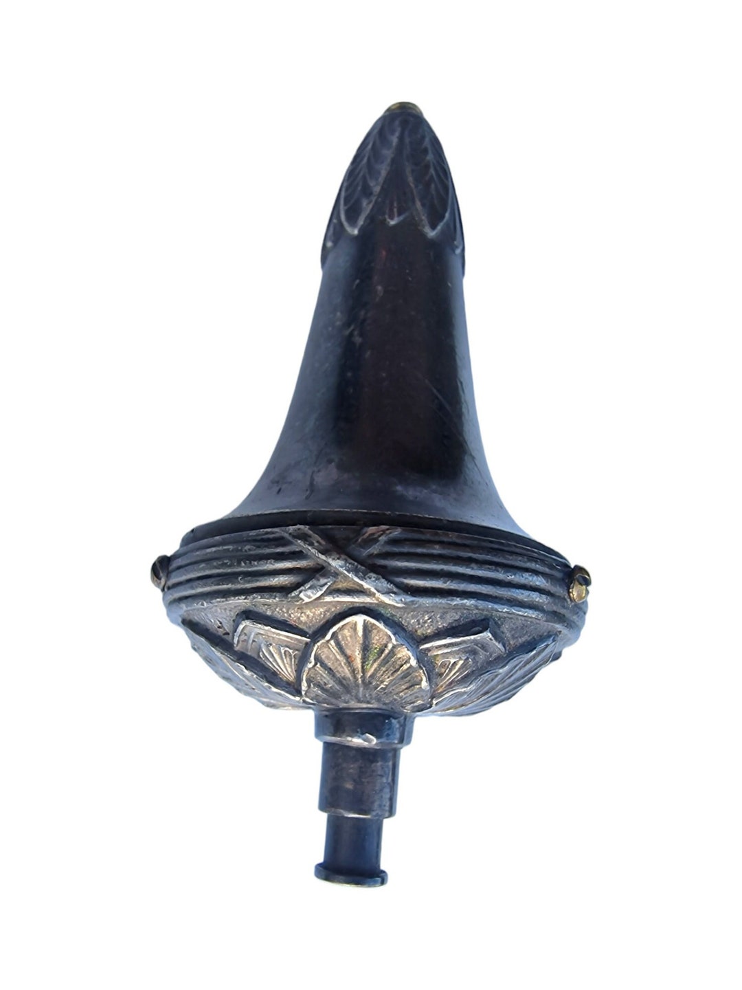 Early Antique Silver Art Nouveau Period Butler Bell With Push Button ...