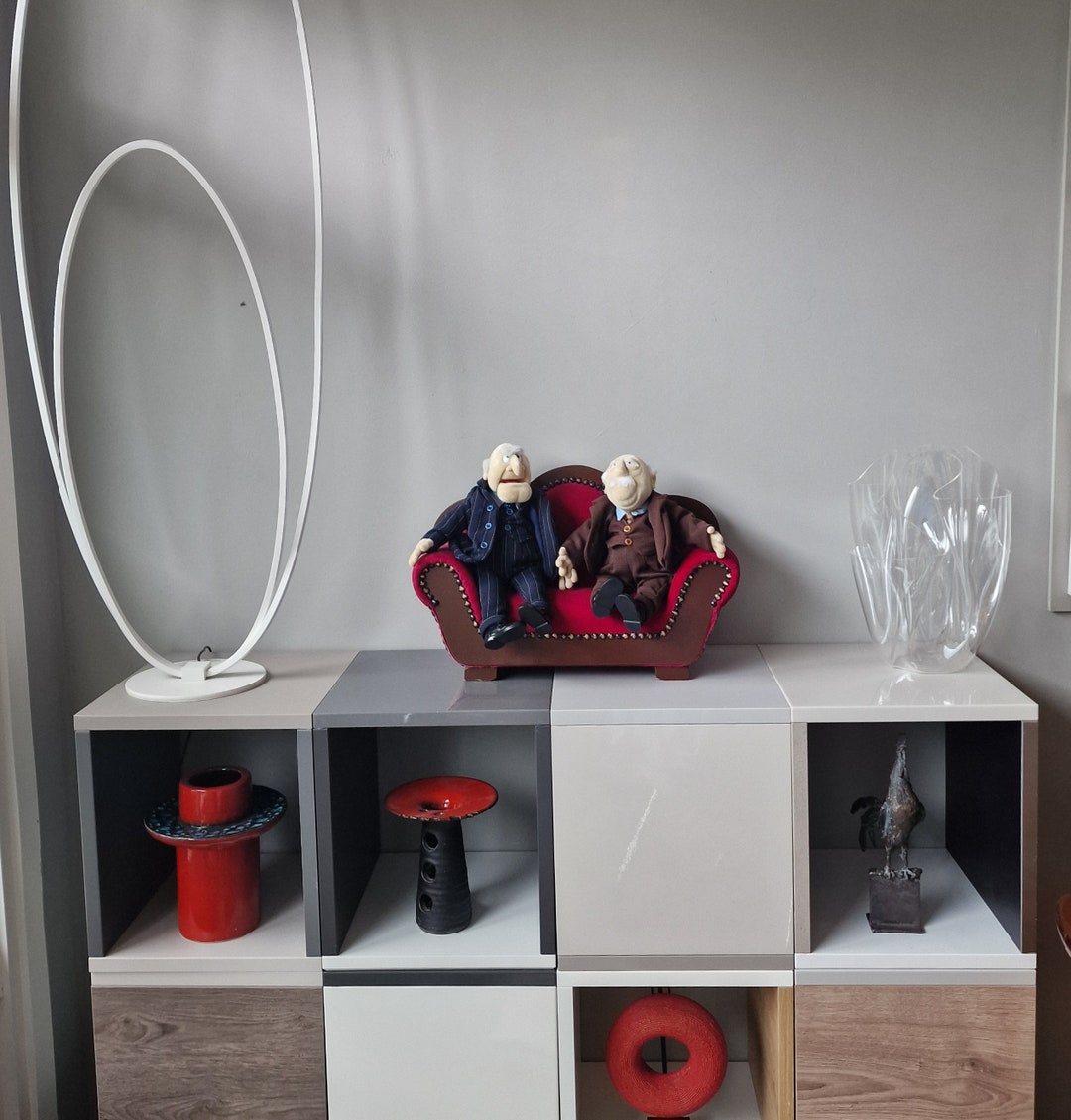 Waldorf and Statler on a Velvet Couch, Muppets, Grumpy Old Men, High ...