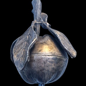 Antique Silver Art Nouveau Period Butler Bell With Electrical Push ...