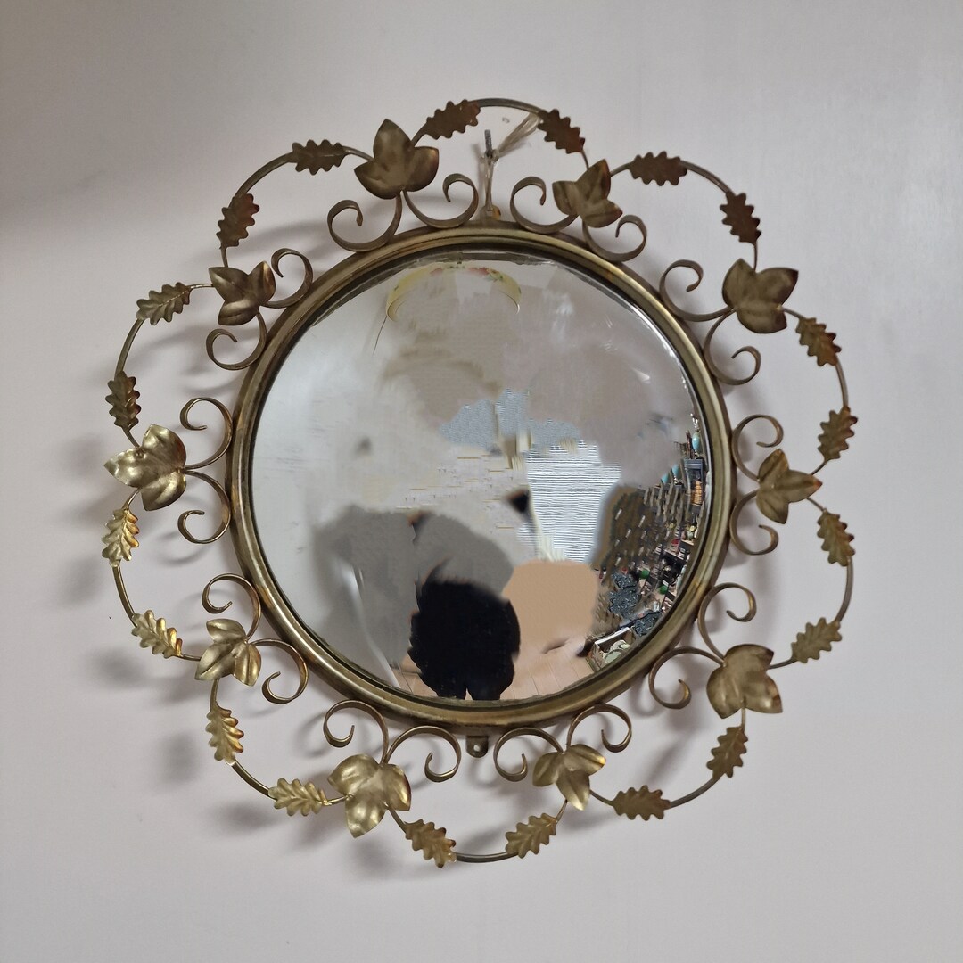 XL Convex Butler Mirror Convexmirror Sohere Round Glass Mirror Classic ...