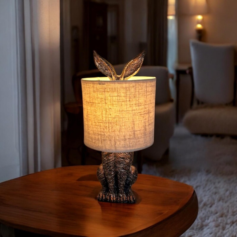 Rabbit Lamp - Etsy